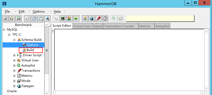 使用HammerDB测试MySQL单机版
