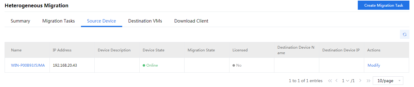 Install the migration client