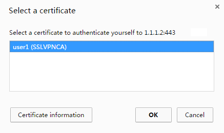 Web example: Configuring Web access with mutual certificate authentication