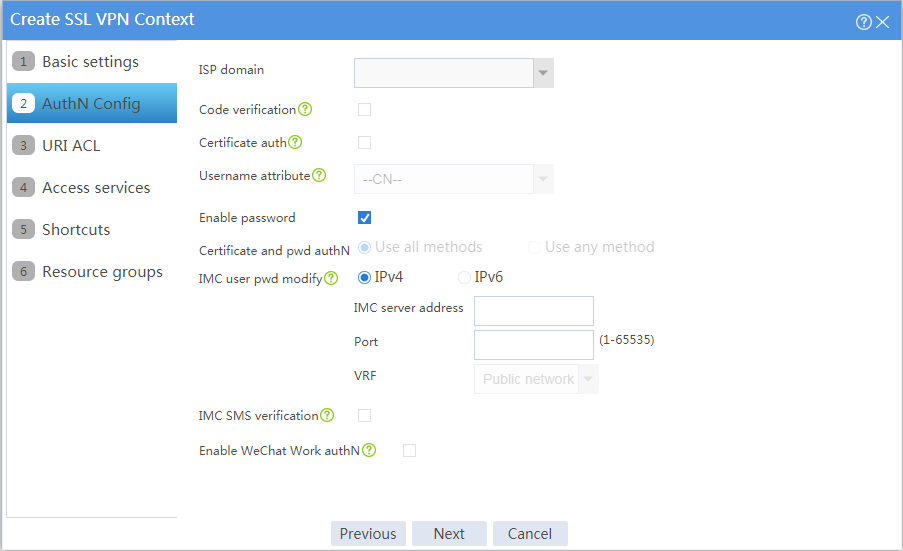 Web example: Configuring Web access with a self-signed server certificate