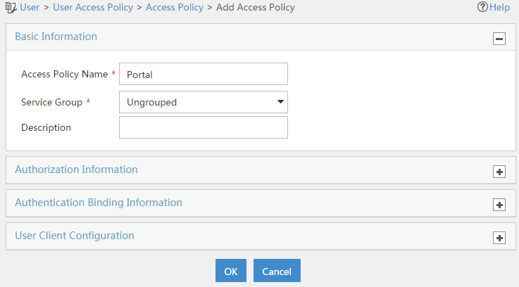 Web example: Configuring user identification for portal users that pass RADIUS authentication ...