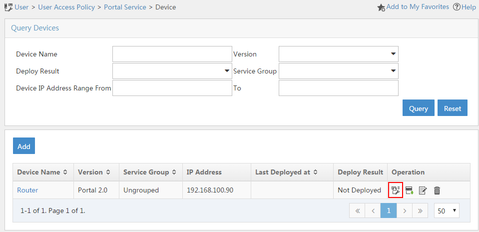 Web example: Configuring user identification for portal users that pass RADIUS authentication ...