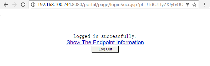 Web example: Configuring user identification for portal users that pass RADIUS authentication ...