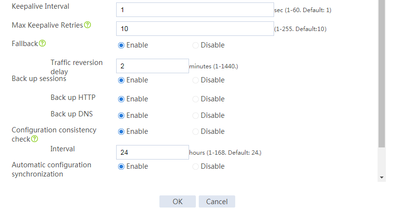 Web example: Configuring active/standby hot backup in collaboration with VRRP (IPv6)