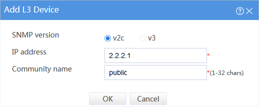 Web example: Configuring MAC address learning through a Layer 3 device