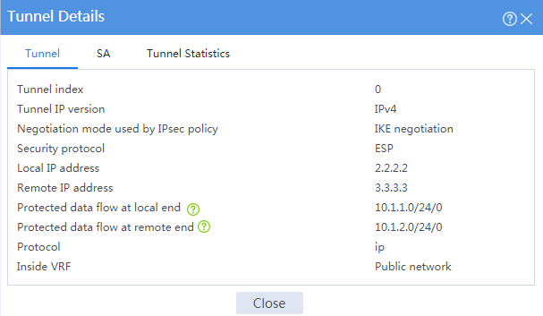 Web example: Configuring IPsec smart link selection