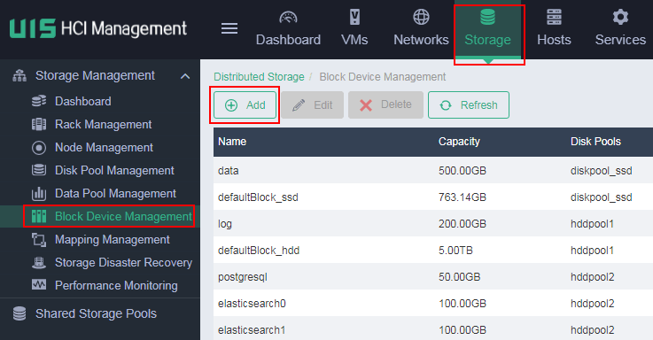 Modify system parameters