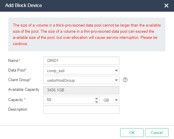 Modify system parameters
