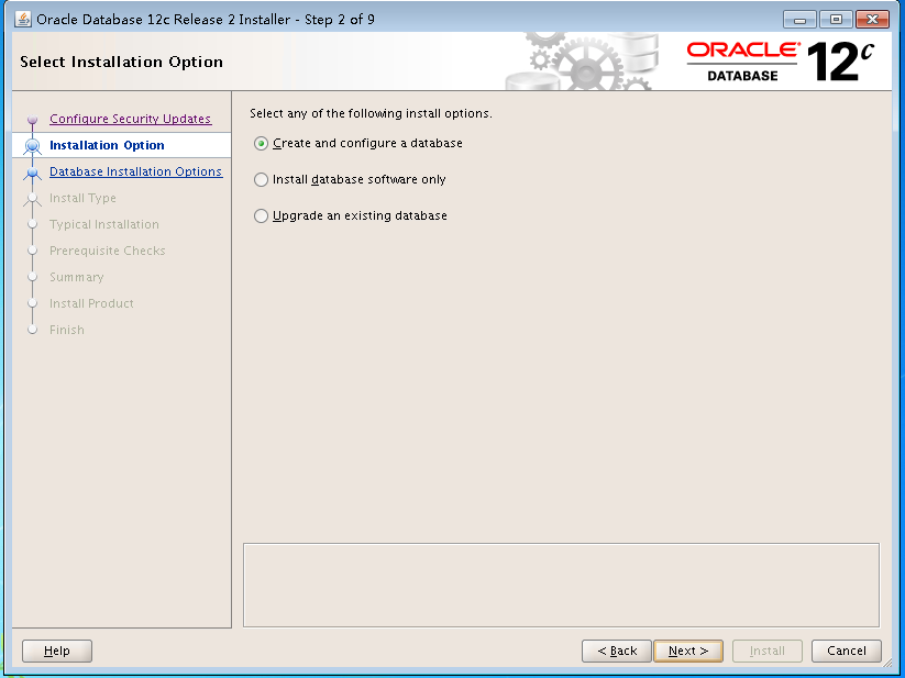 Standalone Oracle installation procedure
