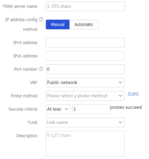 Transparent DNS proxy