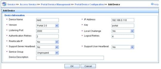 Support - 05-Portal configuration- H3C